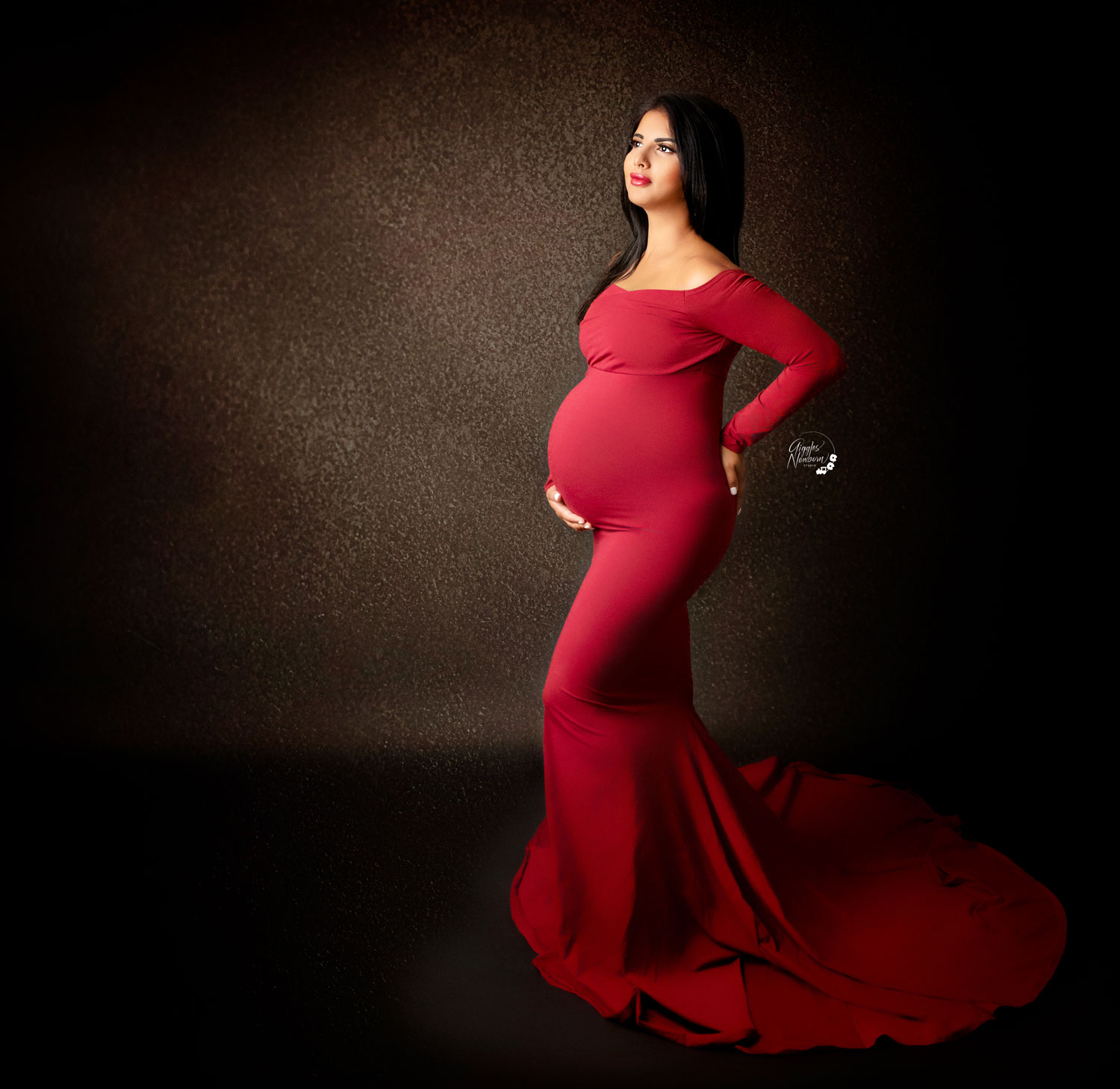 Maternity Photoshoot in Milton, Toronto - Giggles Newborn Studio